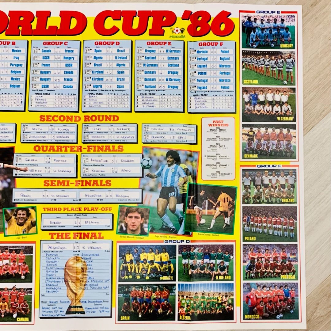 ⚽️ Vintage Shoot! Football Magazine World Cup 1986 Poster, Hobbies ...