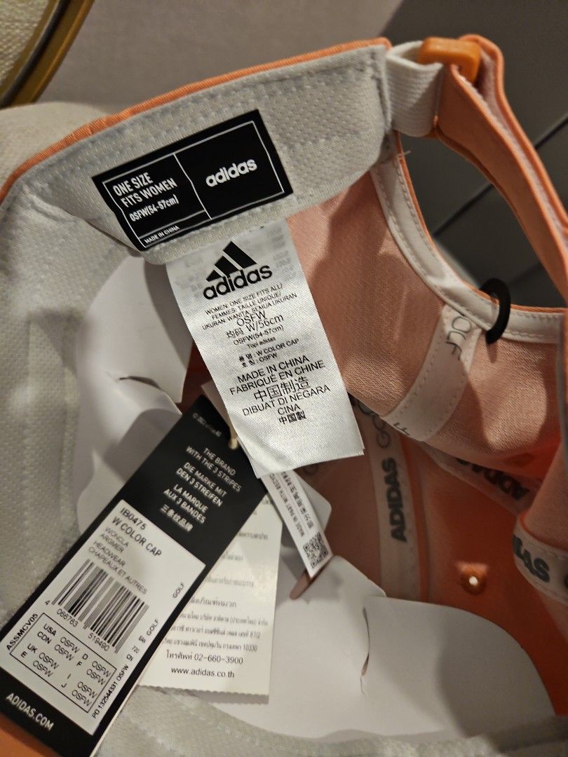 Adidas original cap (peach), Olah Raga, Baju Olahraga di Carousell