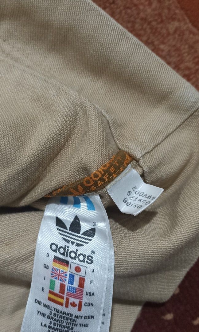 Adidas Safety Jacket, Fesyen Pria, Pakaian , Baju Luaran di Carousell