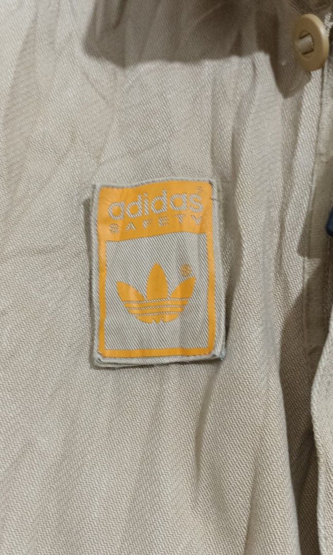 Adidas Safety Jacket, Fesyen Pria, Pakaian , Baju Luaran di Carousell