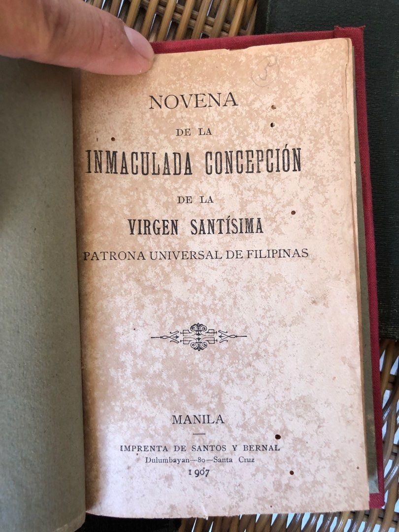 Antique Filipiniana Novena Books Manila 1902 1907 Early 1900s, Hobbies ...