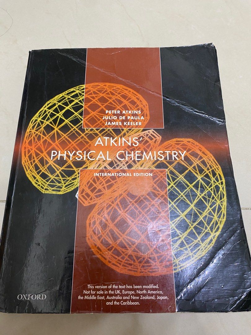 Atkins’ physical chemistry, 書籍、休閒與玩具, 書本及雜誌, 教科書、參考書在旋轉拍賣