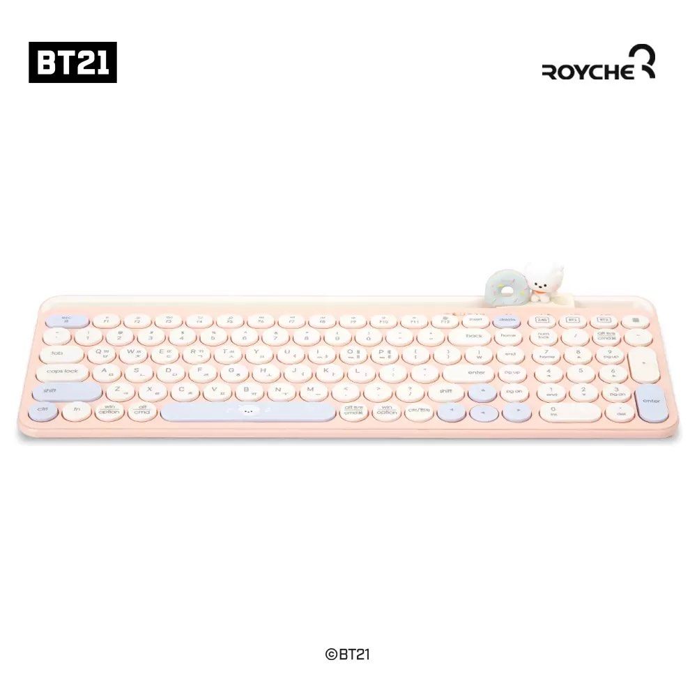 [BT21 OFFICIAL] BT21 minini Bluetooth Wireless Keyboard Multi Pairing ...