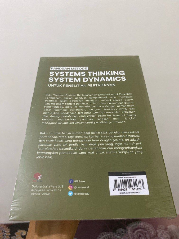 Buku Systems Thinking System Dynamics, Buku & Alat Tulis, Buku di Carousell