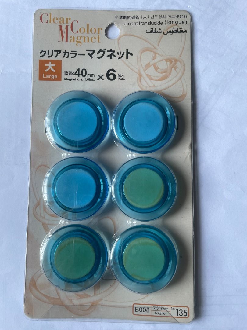Clear Color magnet, Hobbies & Toys, Stationery & Craft, Craft Supplies ...