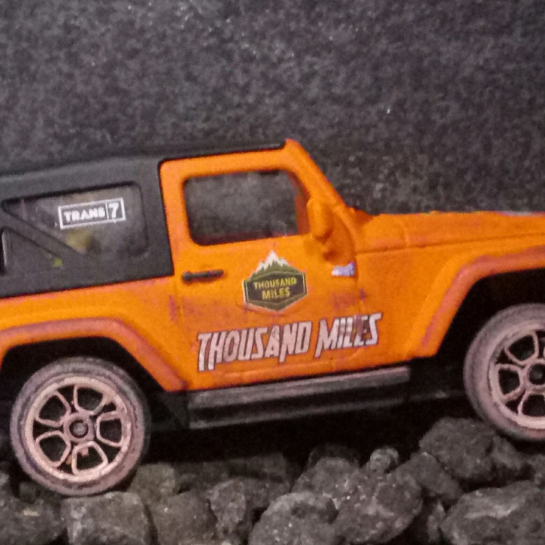 custom majorette jeep wrangler rubicon thousand miles trans 7 offroad ...