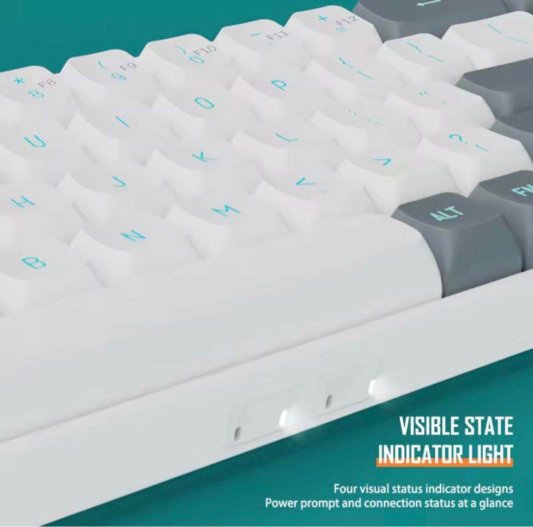 Darkflash GD68 Mechanical Keyboard 68 Keys Bluetooth USB Type-C Wired ...