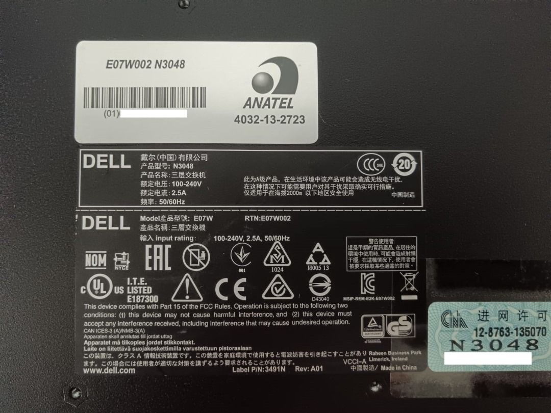 Dell EMC PowerSwitch N3048 48-Port L3 Switch, 電腦＆科技, 商務用科技產品 - Carousell