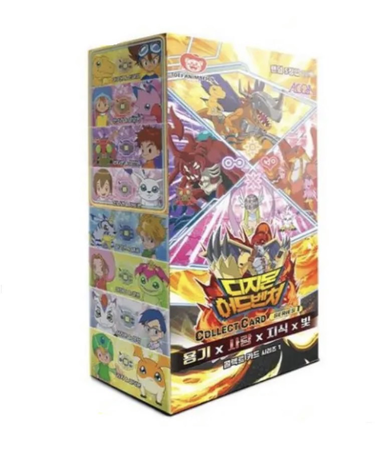 Digimon Adventure Collect Card Series 1 Booster Box Korean Version on ...