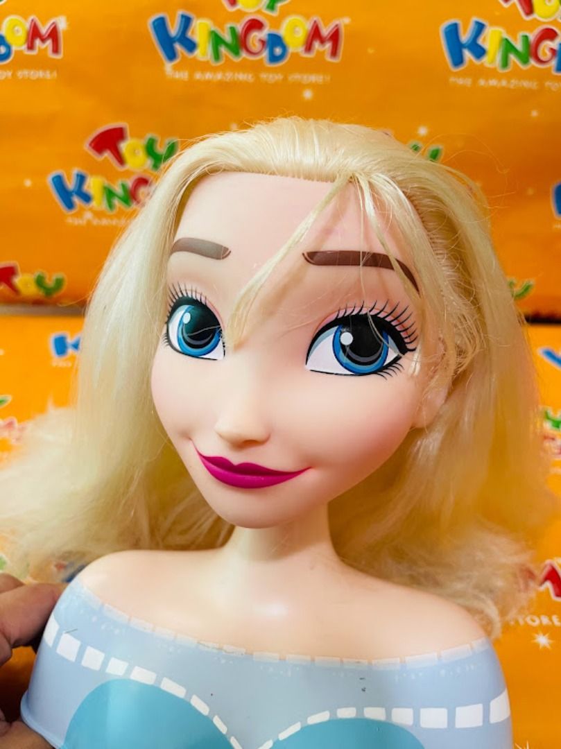 Disney Frozen Deluxe Styling head Elsa HEAD ONLY, Hobbies & Toys, Toys ...