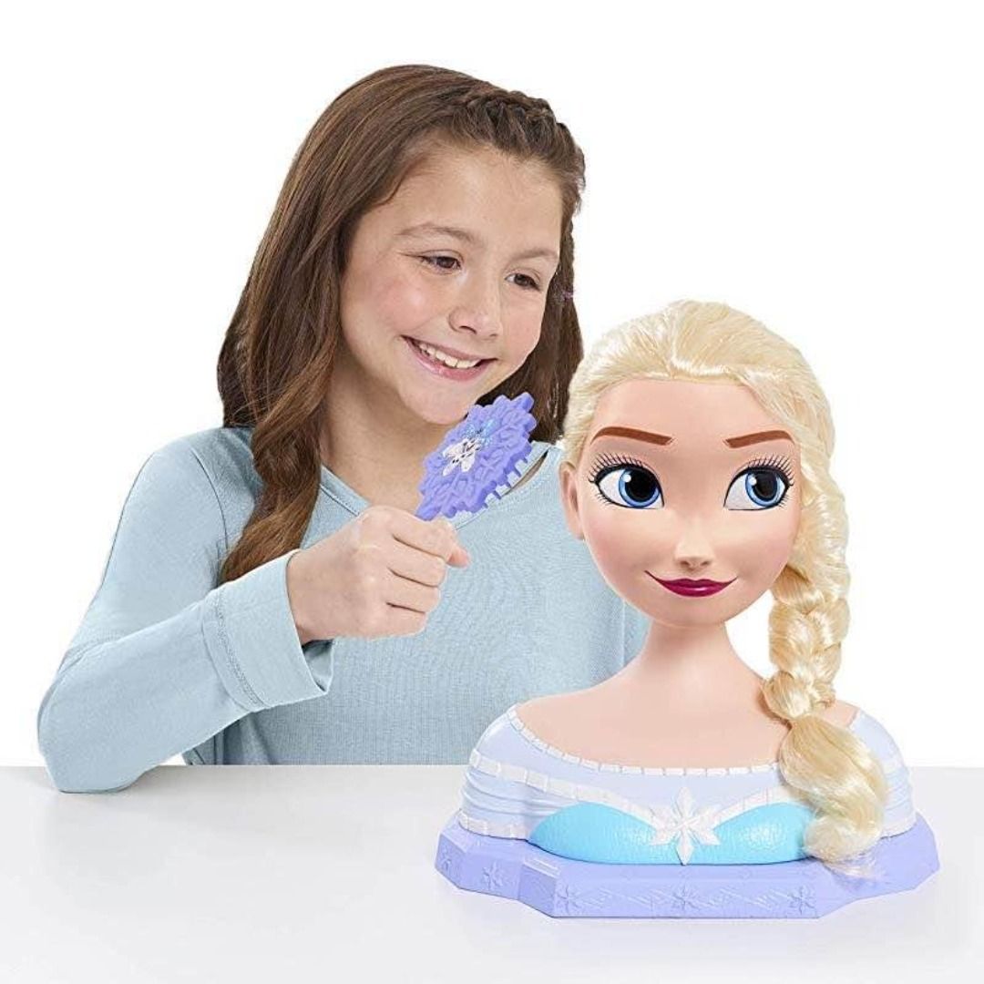 Disney Frozen Deluxe Styling head Elsa HEAD ONLY, Hobbies & Toys, Toys ...