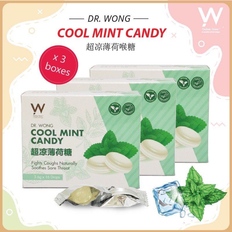 Dr Wong Cool Mint Candy, Health & Nutrition, Health Supplements, Health ...