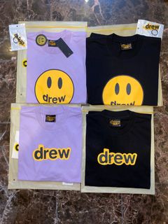 Drew House Mascot Navy T-Shirt, Men's Fashion, Tops & Sets, Tshirts ...