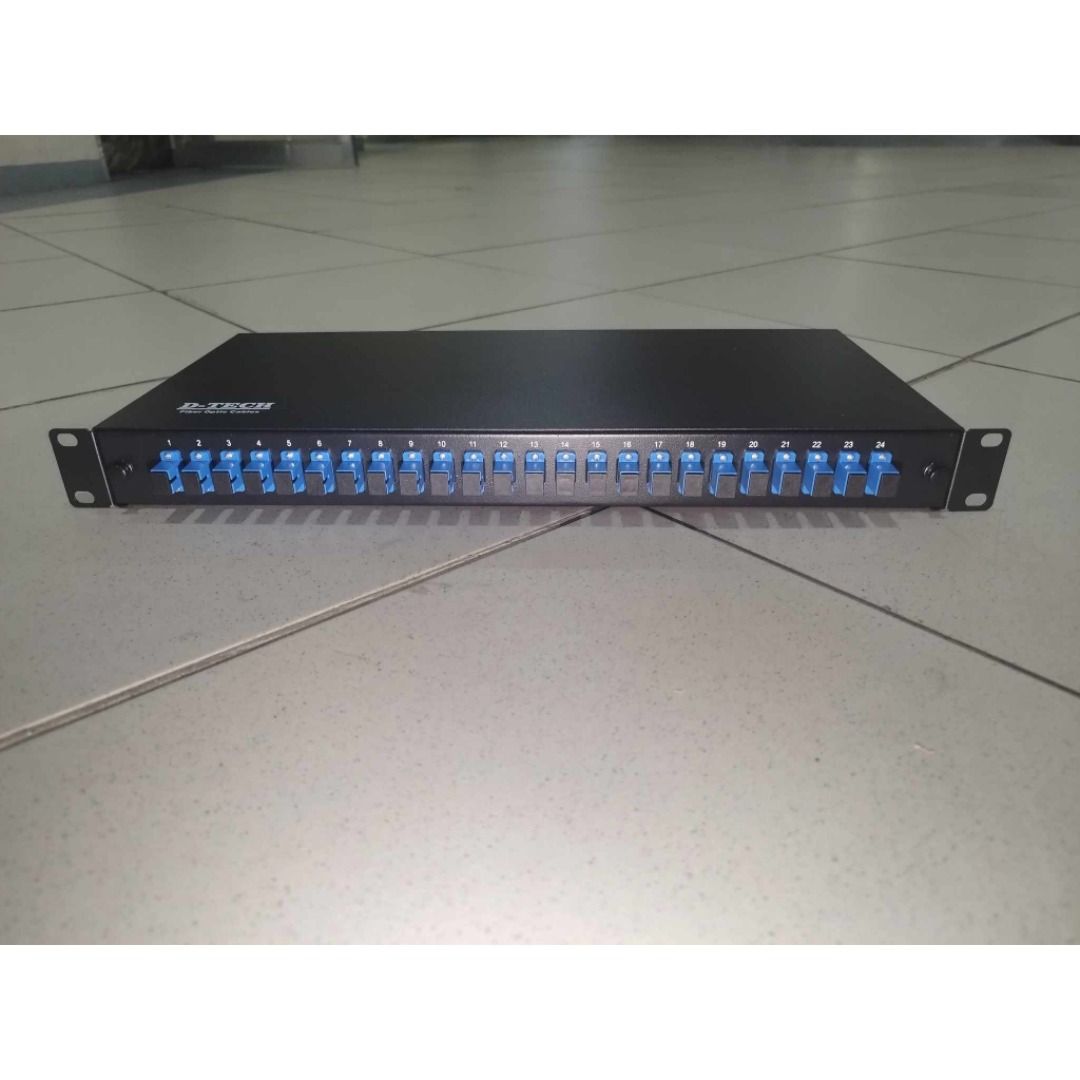 D-TECH ODF-24 Optical Distribution Frame 24 Core With 24pcs SC/UPC ...