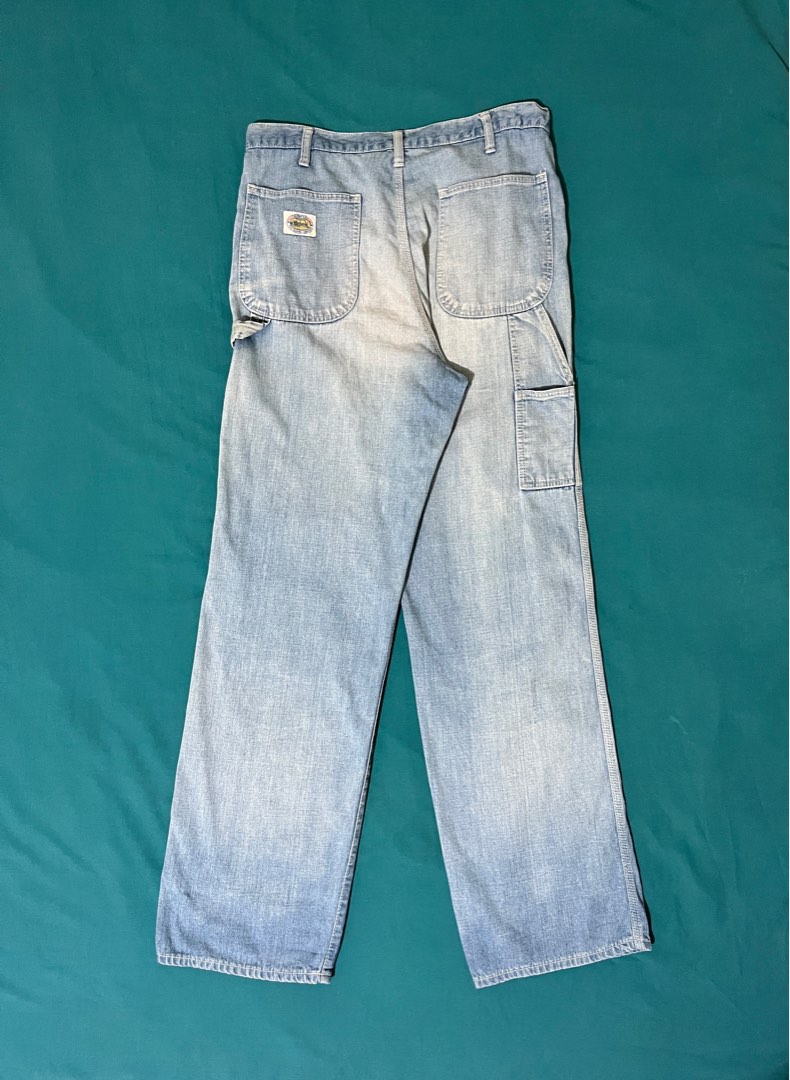 Vintage Edwin Carpenter Light Washed Baggy Denim Pants, Women's Fashion ...