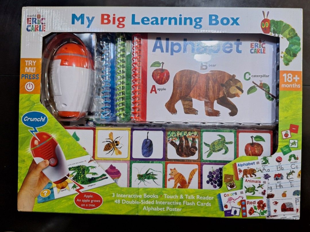 Eric Carle My big Learning box, Hobbies & Toys, Books & Magazines ...