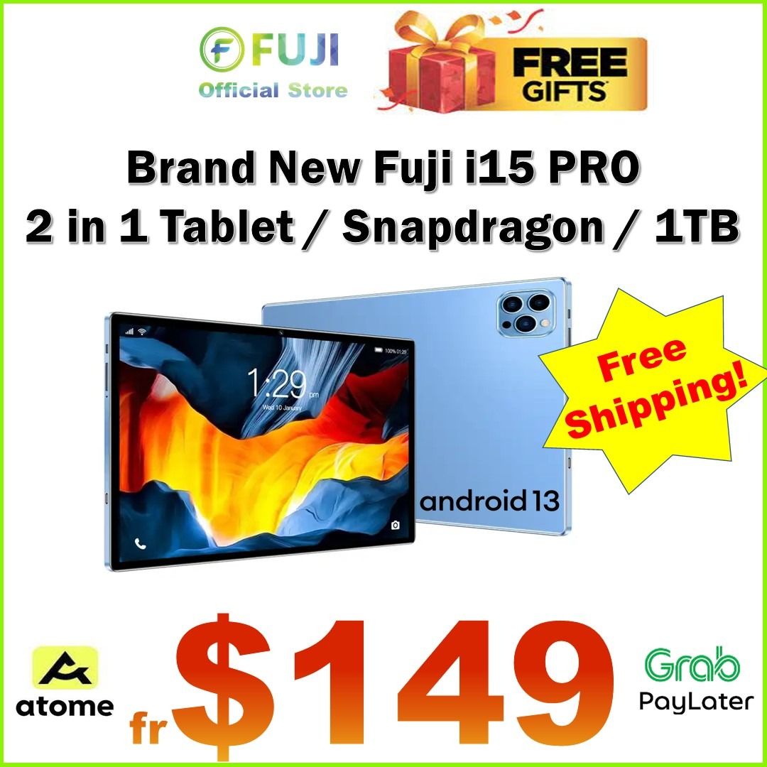 FUJI i15 Pro Tablet Grey 64 GB, Mobile Phones & Gadgets, Tablets ...