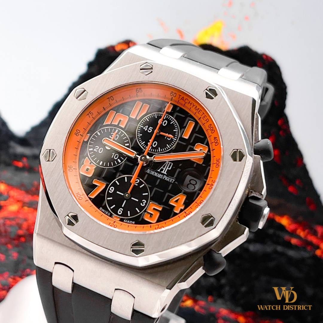 Full Set 42mm Audemars Piguet Royal Oak Offshore Volcano 26170ST ...