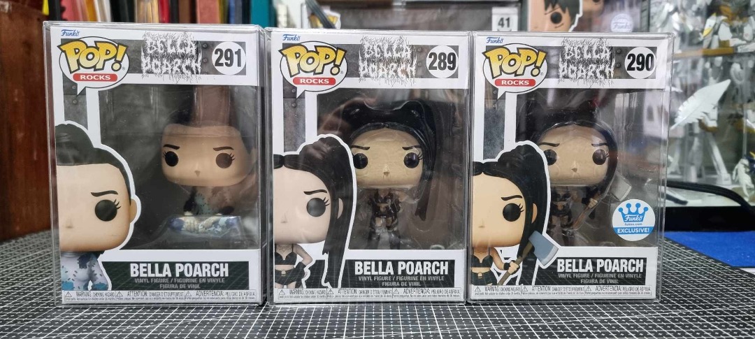 Funko Pop! 289 - 290 - 291 Bella Poarch Funko Pop Bundle Set (with FREE ...