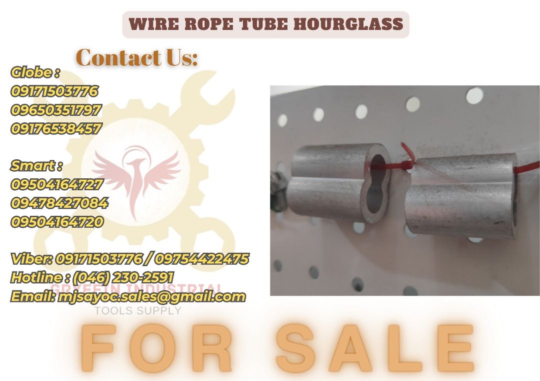 GI WIRE ROPE TUBE HOURGLASS, Commercial & Industrial, Industrial ...