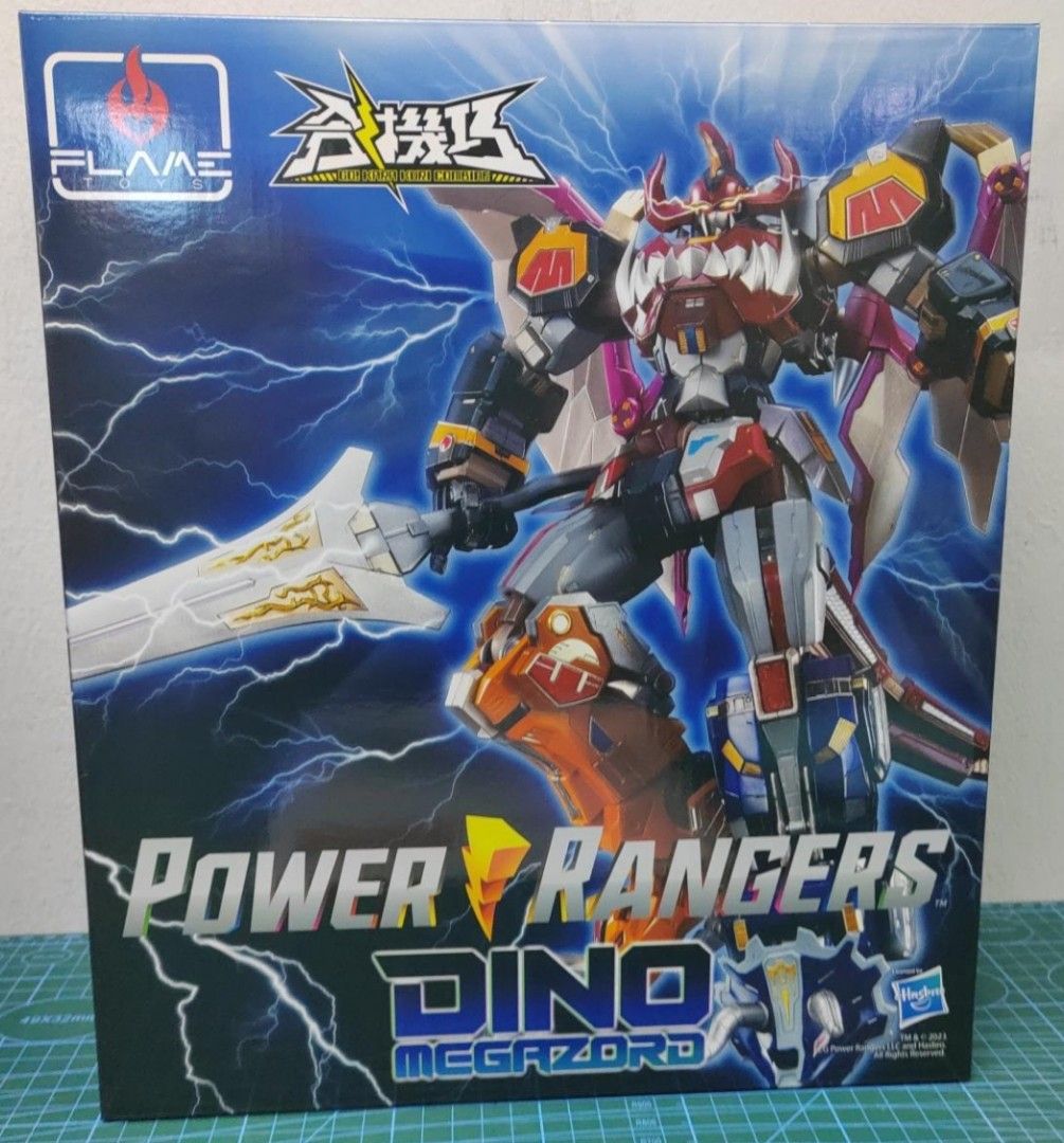 Hasbro Flame Toys Power Rangers Dino Megazord Go Kara Kuri, Hobbies ...
