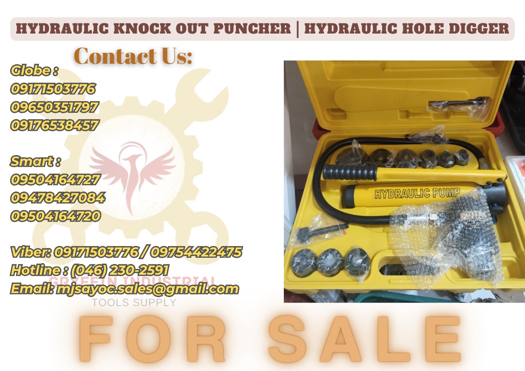 HYDRAULIC KNOCK OUT PUNCHER | HYDRAULIC HOLE DIGGER, Commercial ...