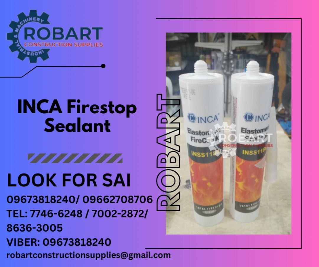 INCA Firestop Sealant, Commercial & Industrial, Construction Tools ...