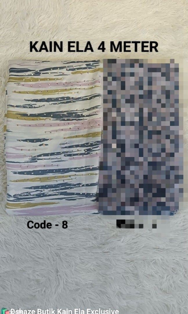 Kain Ela 4 Meter Raya RM60, Women's Fashion, Muslimah Fashion, Dresses ...