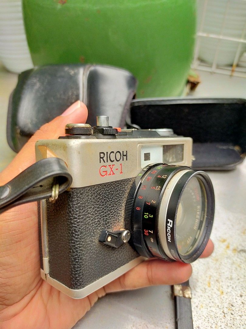 Kamera Film Analog Ricoh GX-1 With Original Bag, Fotografi di Carousell