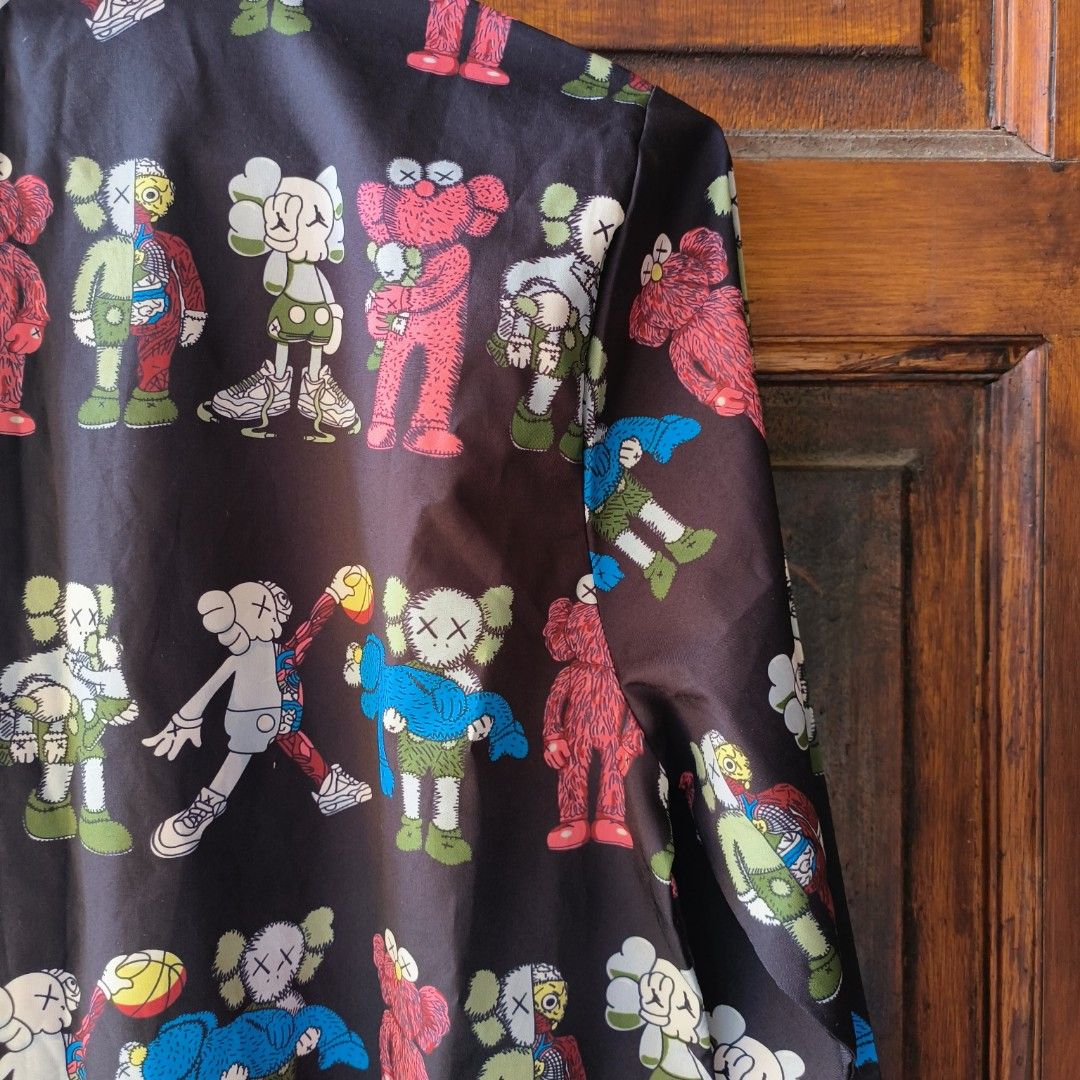 Kaws Retro Vintage Old School Collar Long Sleeve Blouse, Women's ...