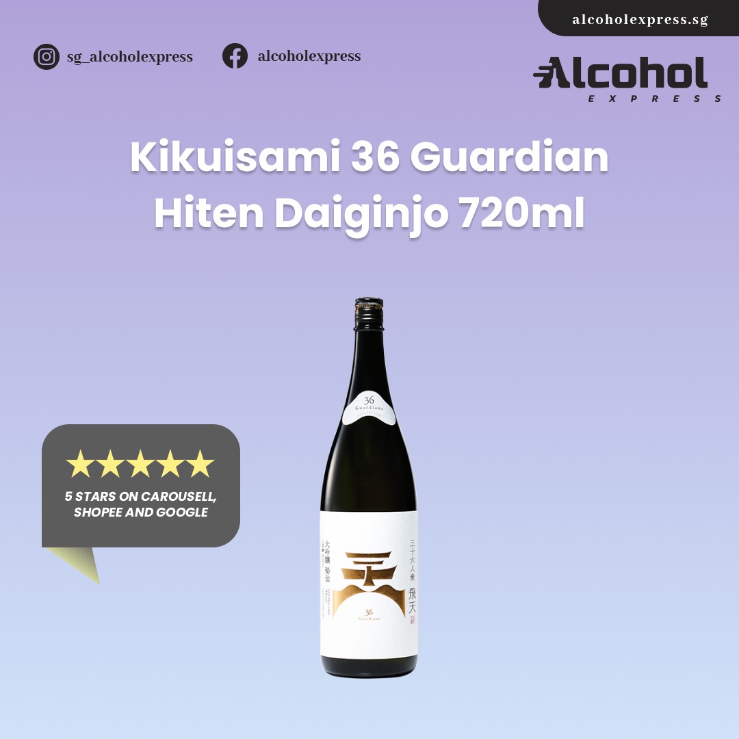 Kikuisami 36 Guardian Hiten Daiginjo 720ml, Food & Drinks, Alcoholic ...