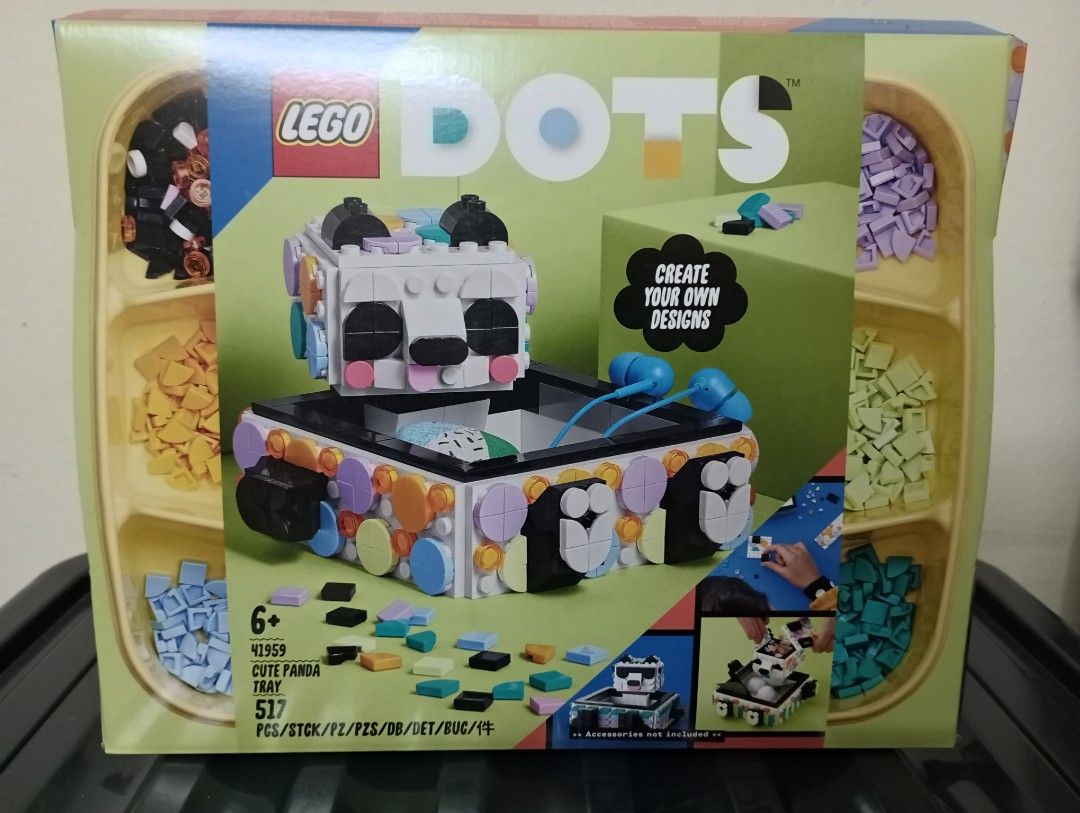 Lego Cute Panda Tray, Hobbies & Toys, Toys & Games on Carousell
