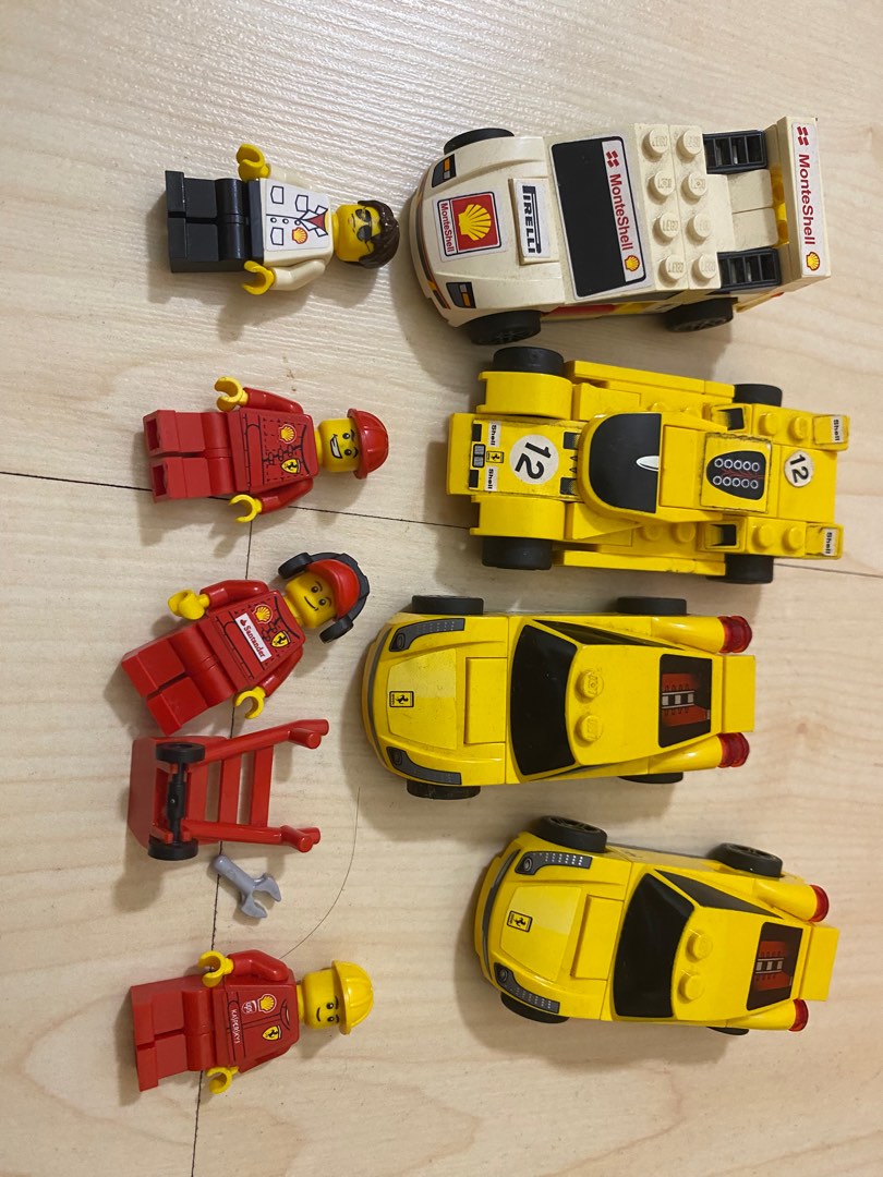 lego shell pullback car and figures, Hobbies & Toys, Toys & Games on ...