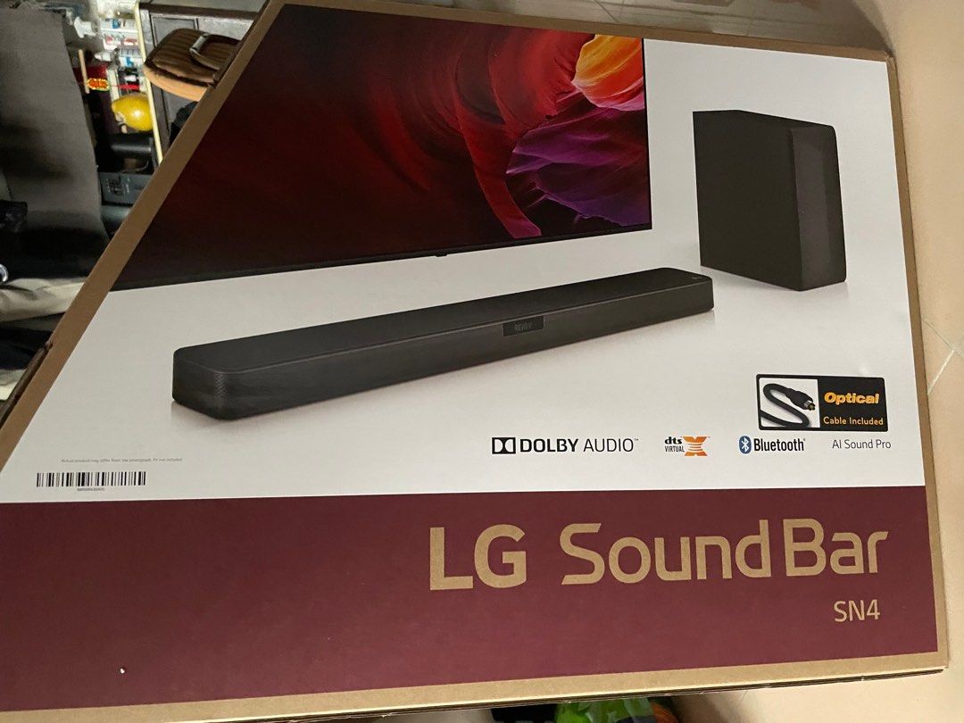 LG SN4 soundbar bass 藍芽, 音響器材, Soundbar、揚聲器、藍牙喇叭、耳擴 - Carousell
