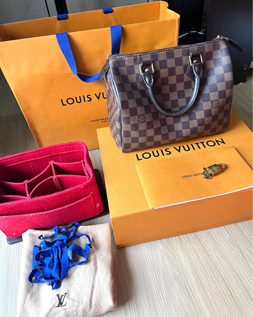 LV Speedy 25, hard to find, Rank A Complete inclusions Box Paperbag ...