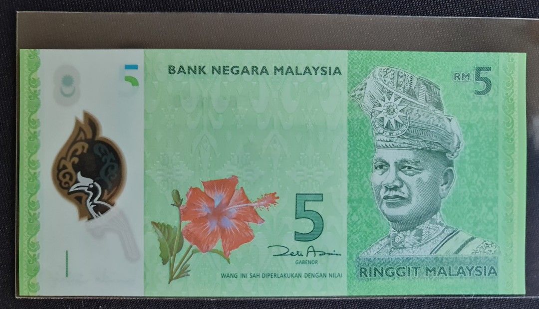Malaysian Ringgit - RM5 Bank Note, Hobbies & Toys, Memorabilia ...
