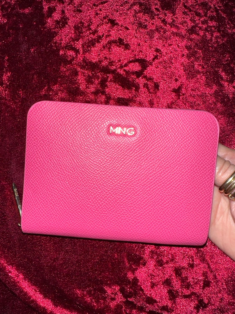 Mango (MNG) coin purse wallet (barbie pink) original, Women's Fashion ...
