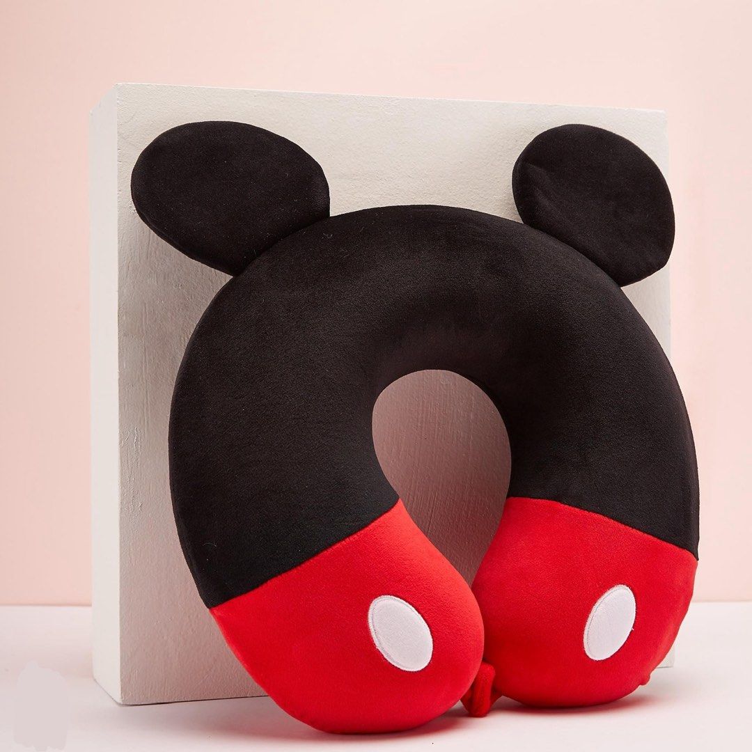 Mickey Minnie Mouse Neck Pillow by Miniso, Furniture & Home Living ...