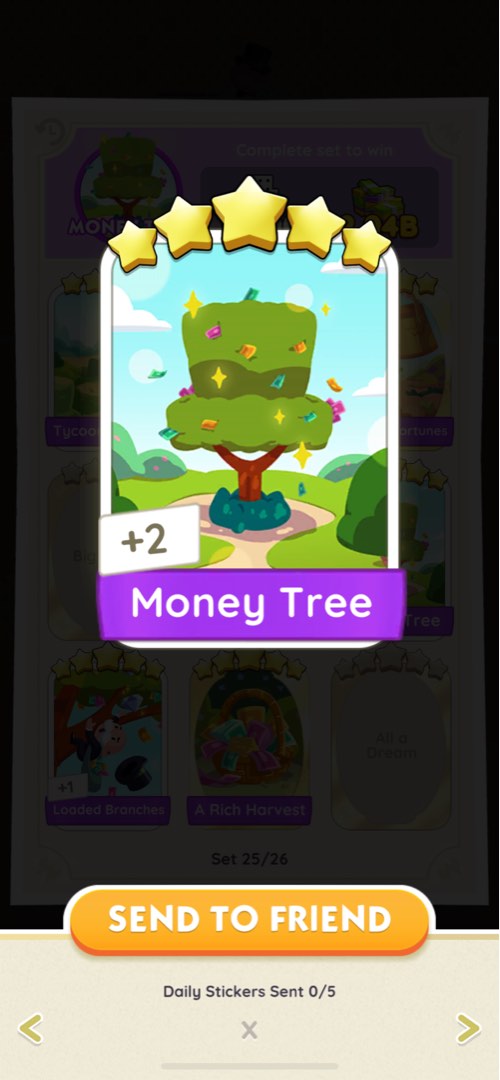 Money Tree Monopoly Go Stickers, Video Gaming, Gaming Accessories, Game ...