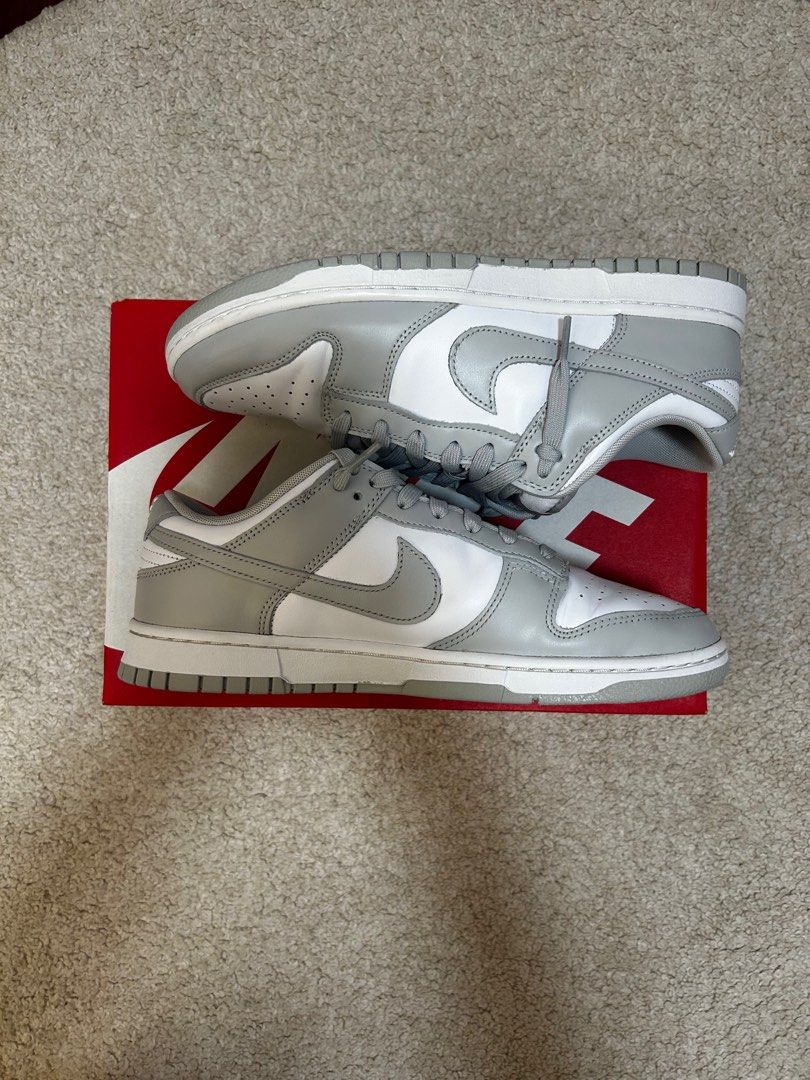 nike dunk low grey fog, Men's Fashion, Footwear, Sneakers on Carousell
