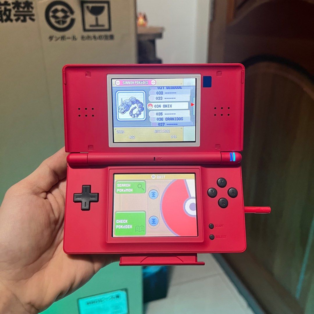 Nintendo DS Lite (Pokédex Edition) - able to play Gameboy advance ...