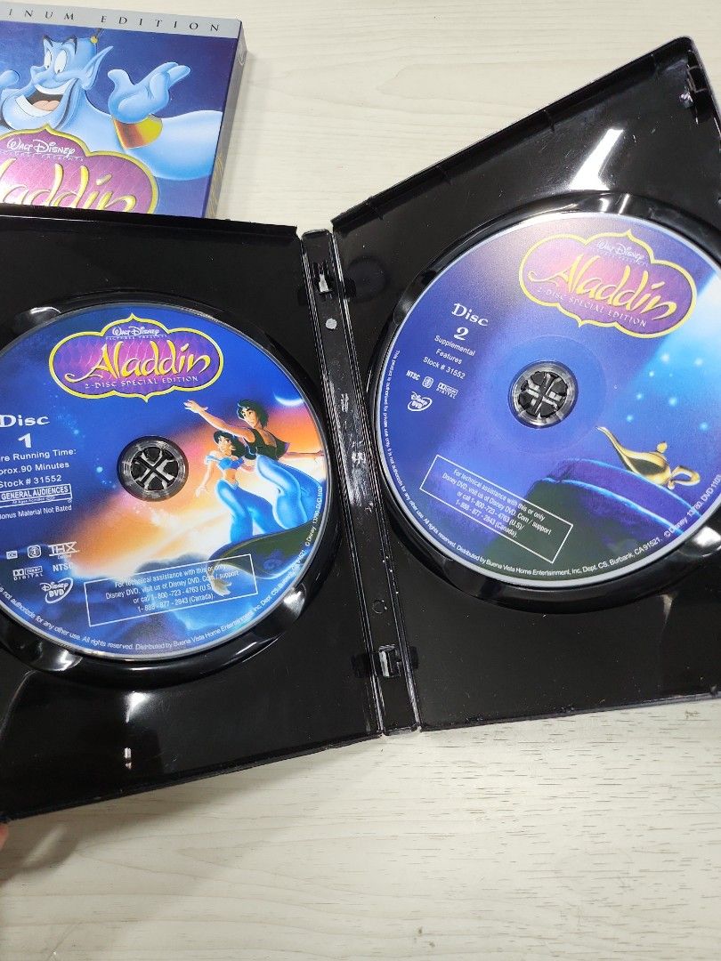 Original Aladdin dvd, Hobbies & Toys, Music & Media, CDs & DVDs on ...