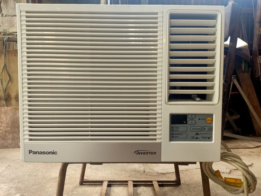 PANASONIC 1HP WINDOW TYPE AIRCON INVERTER, TV & Home Appliances, Air ...