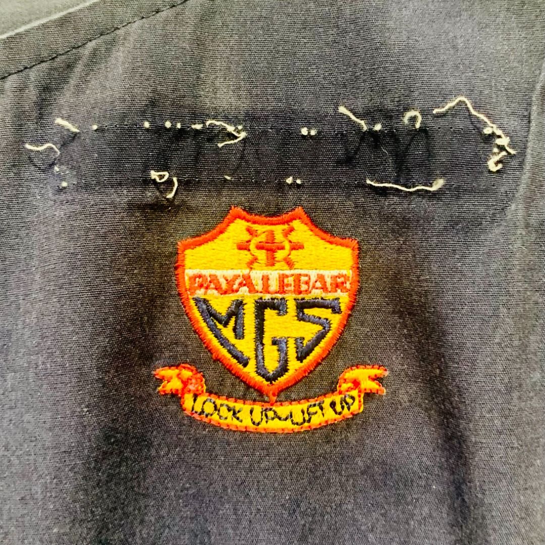 Paya Lebar Methodist Girls' School Dark Blue Pinafore with White Belt ...