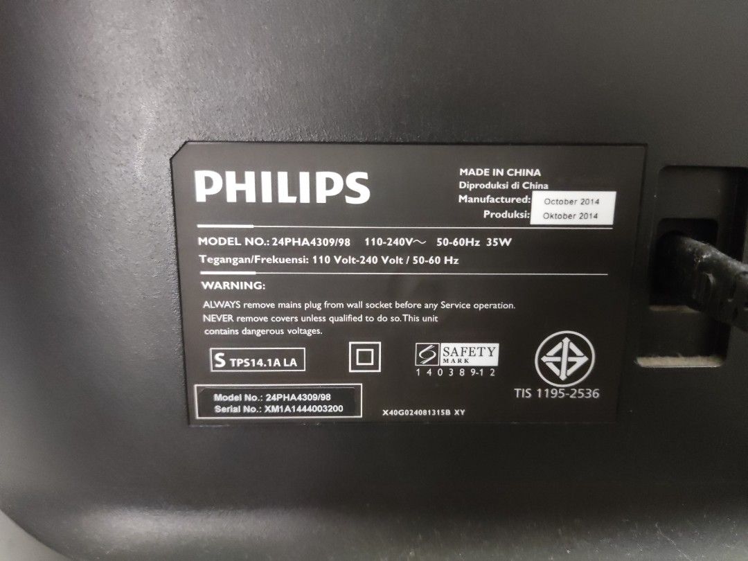 Philips TV 24 inch, 24", TV & Home Appliances, TV & Entertainment, TV ...