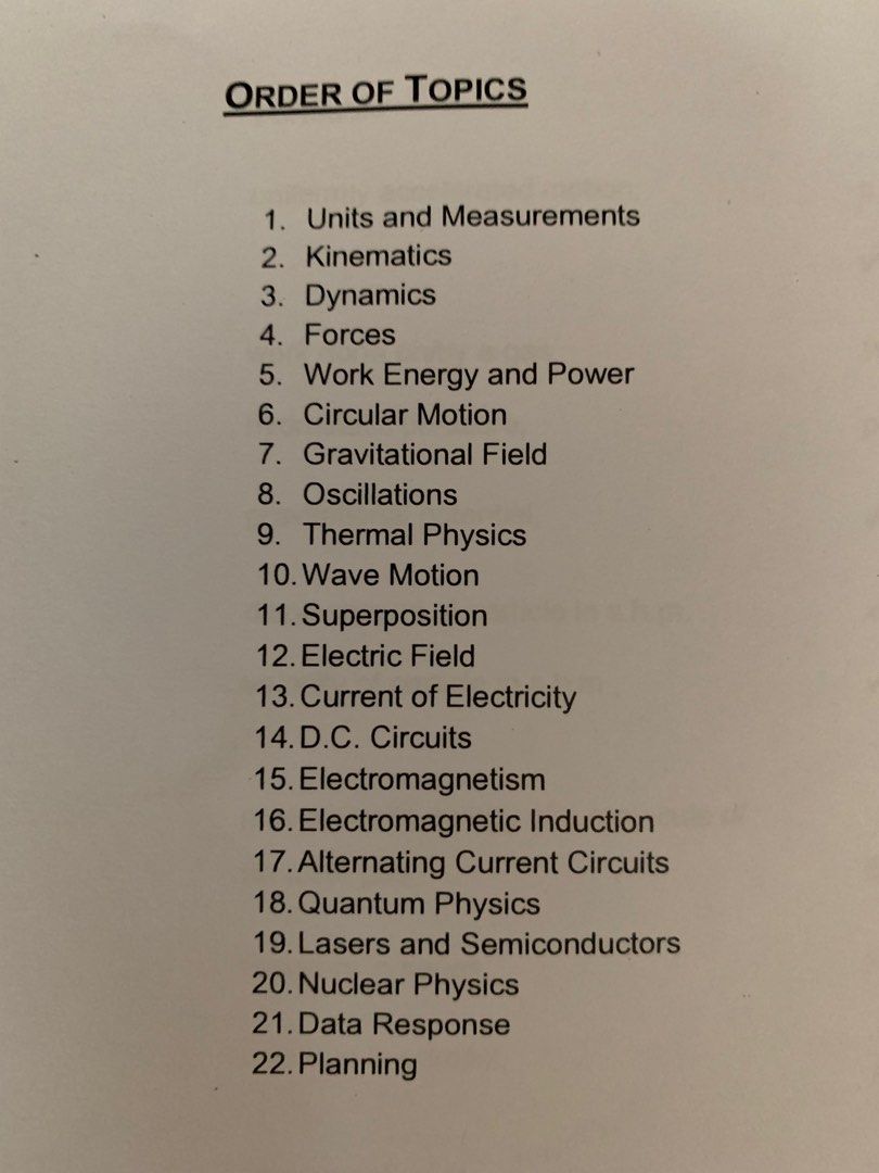 Physics topical practice questions, Hobbies & Toys, Books & Magazines ...