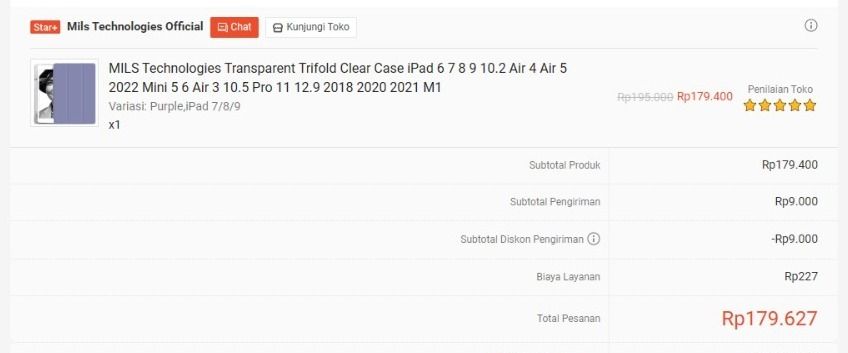 [PRELOVED] Mils Technologies Transparent Trifold Clear Case Ipad 9 ...