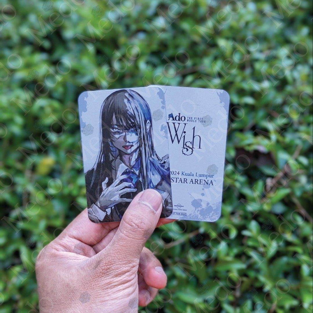 [PREORDER] Ado "The First World Tour, WISH" FANMADE Venue Card (Read ...