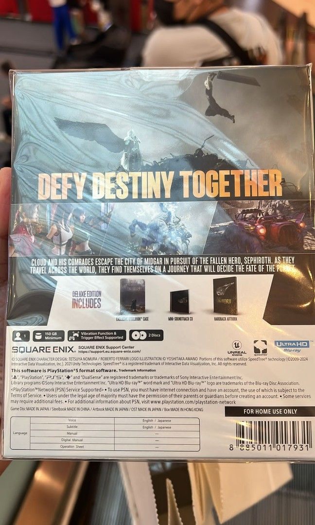 PS5 FF7 Rebirth Deluxe, Video Gaming, Video Games, PlayStation on Carousell