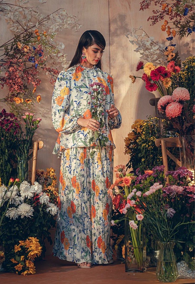 Rico Rinaldi - sakura printed casual wear. Can wear for RAYA, Women's ...